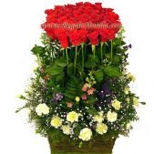100 Red Rose Basket - RegaloManila.com
