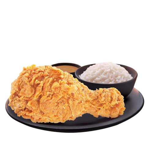 1-pc Fried Chicken With Rice solo - RegaloManila.com